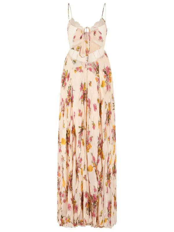 Blumarine Peach Viscose Dress