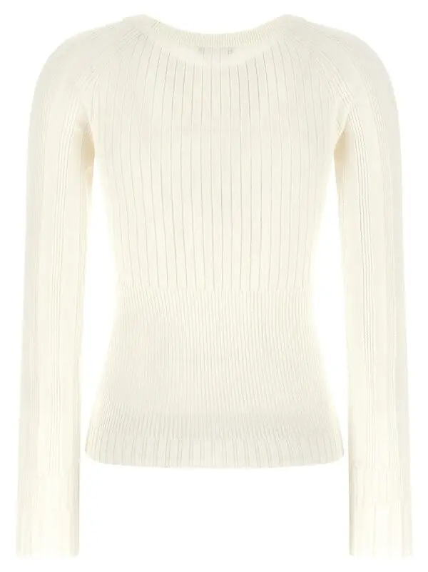 Balmain 3 Buttons Sweater - White