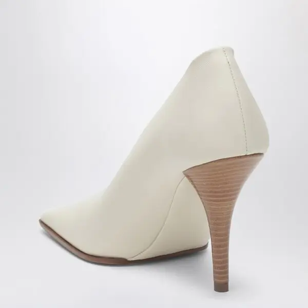 Alaïa Soft Square Ivory Pumps