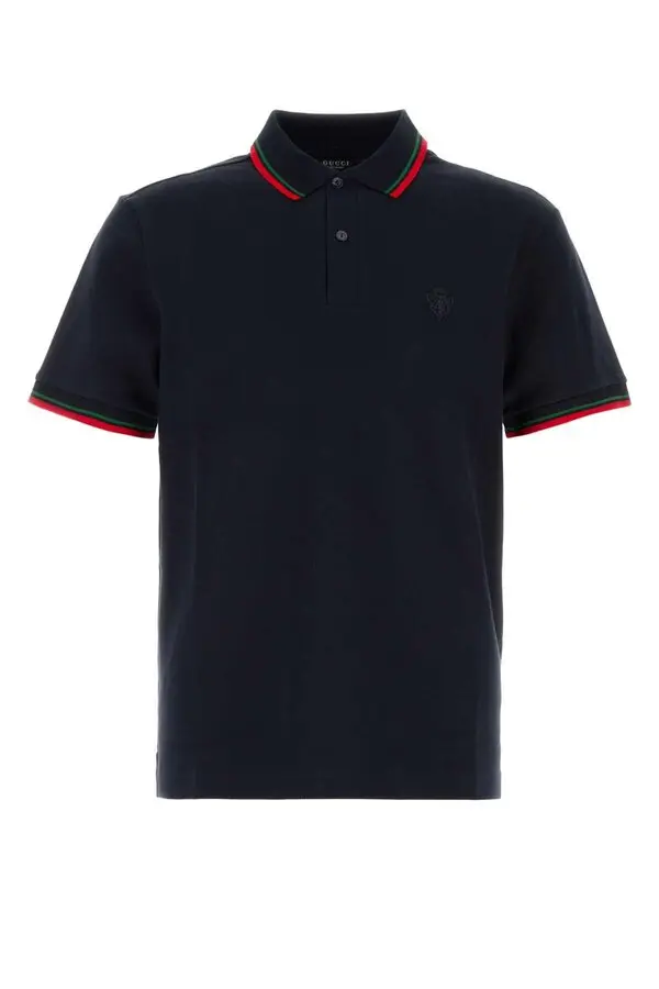 Gucci Midnight Stretch Piquet Polo Shirt
