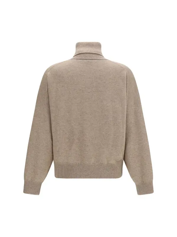 Brunello Cucinelli Cashmere Turtleneck Sweater - Brown