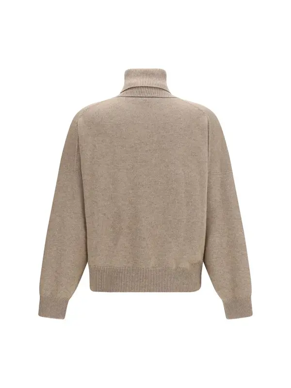 Brunello Cucinelli Cashmere Turtleneck Sweater - Brown