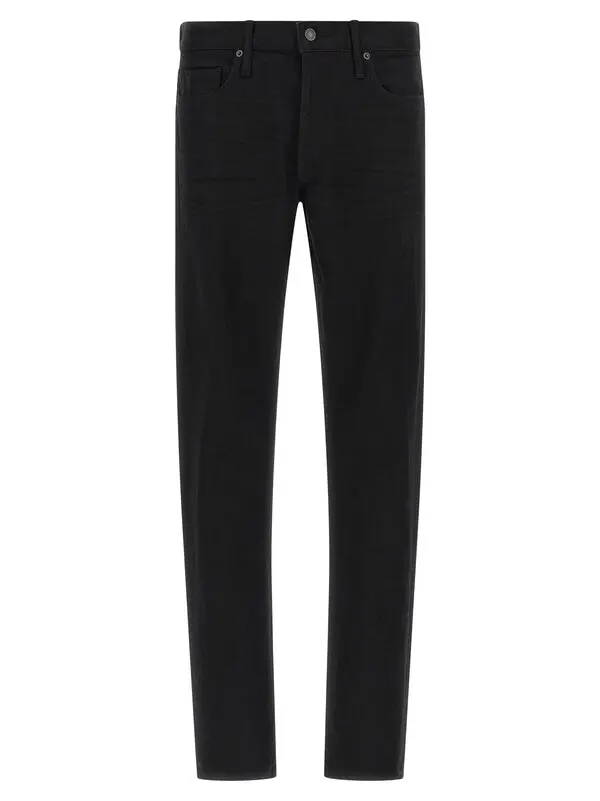 TOM FORD Straight Leg Denim Jeans - Black