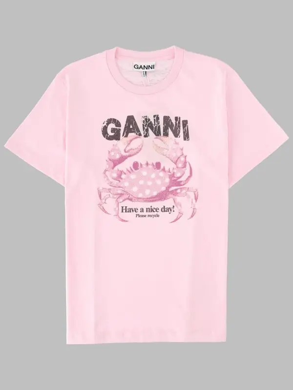 GANNI Printed T-shirt