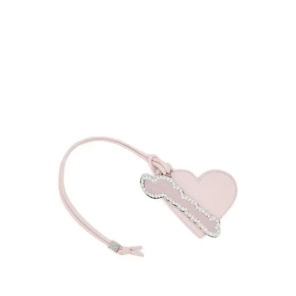 GANNI Calf Leather Keyrings & Chains