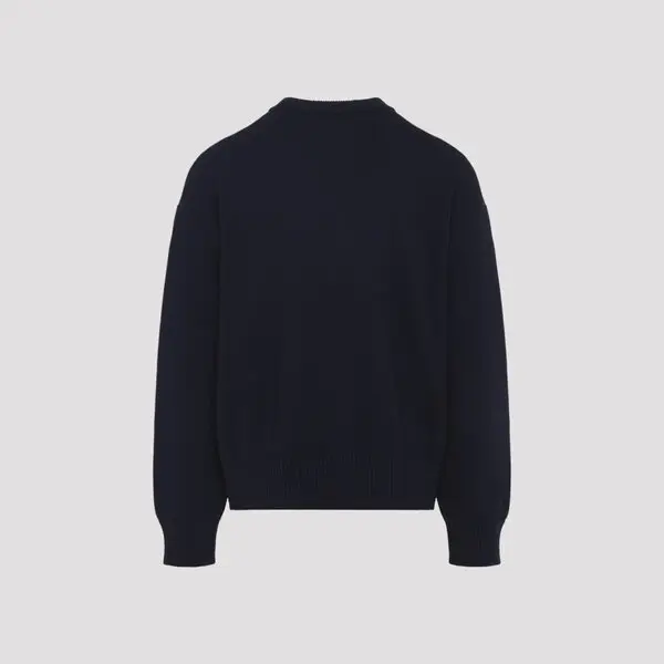 AMI Paris Wool And Cotton Cardigan