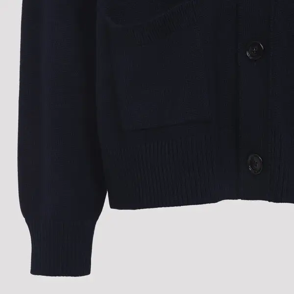 AMI Paris Wool And Cotton Cardigan