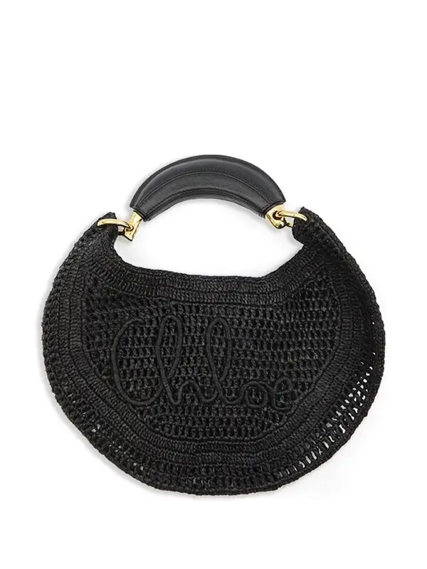 Chloé Summer Banana Rafia Hobo Bag - Multicolor