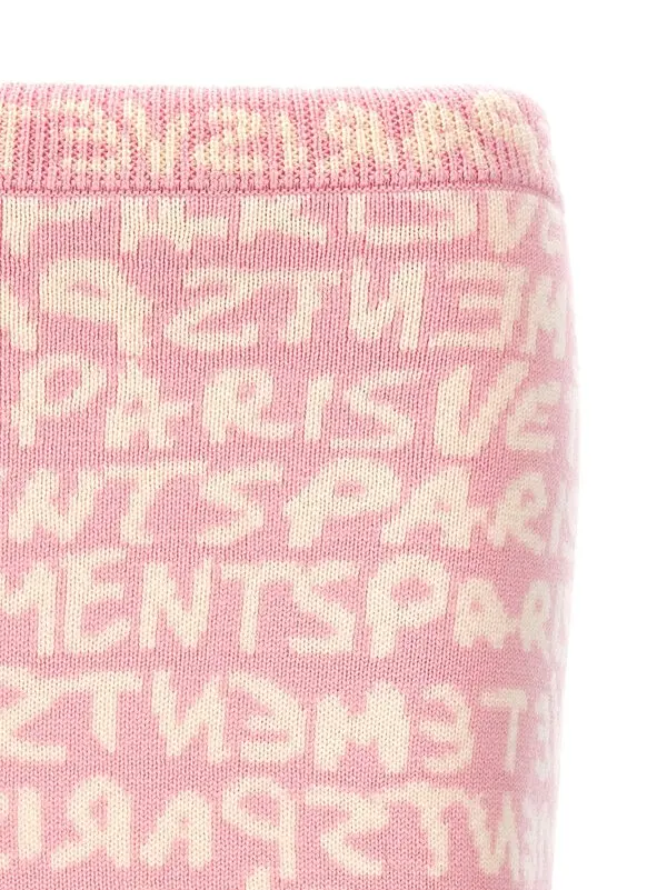 Vetements Graffiti Monogram' Skirt