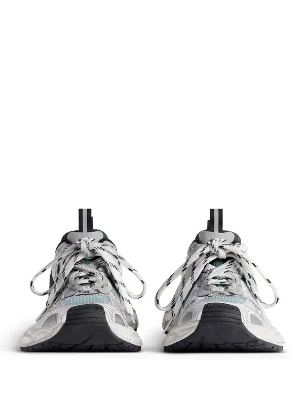 Balenciaga 3xl Worn-out Effect Gradient Sneakers - Gray