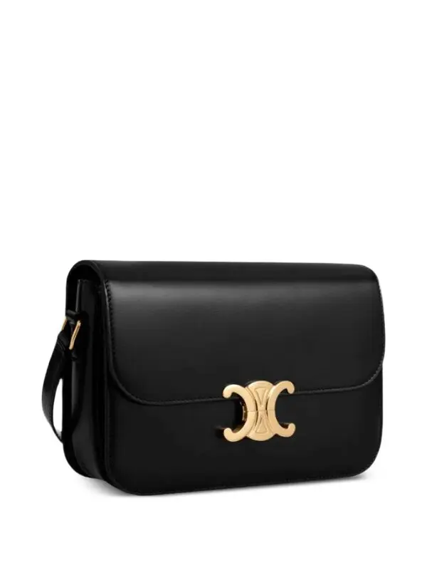 Celine Triomphe Classique Leather Shoulder Bag