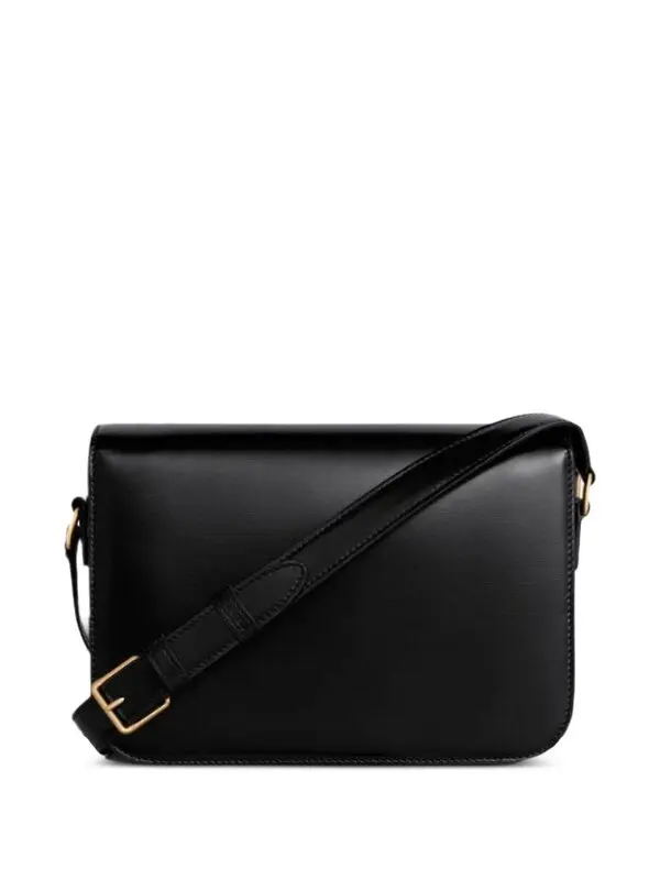 Celine Triomphe Classique Leather Shoulder Bag