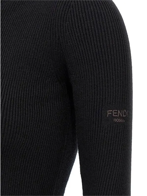 Fendi Hooded Dress - Black