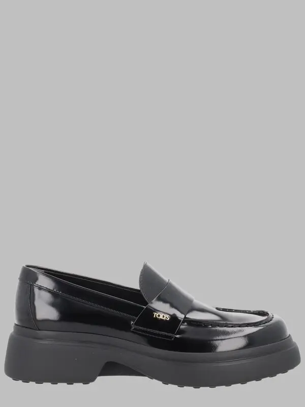 TOD'S Mocassino In Pelle Spazzolata - Black