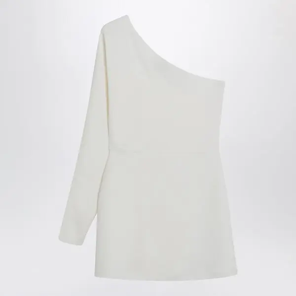 Valentino Garavani One-shoulder Silk Top - White