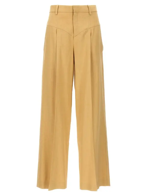 Isabel Marant Étoile Staya Hemp-blend Pants - Cream