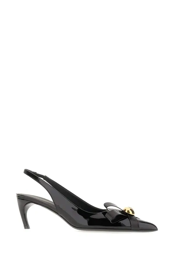 FERRAGAMO Glossed Slingback Pumps - Multicolor