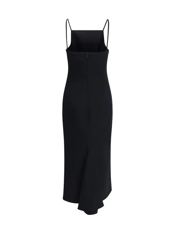 Givenchy Midi Dress With Draped Back