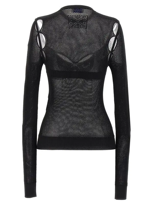 Off-White Net Arrow Bralette Top