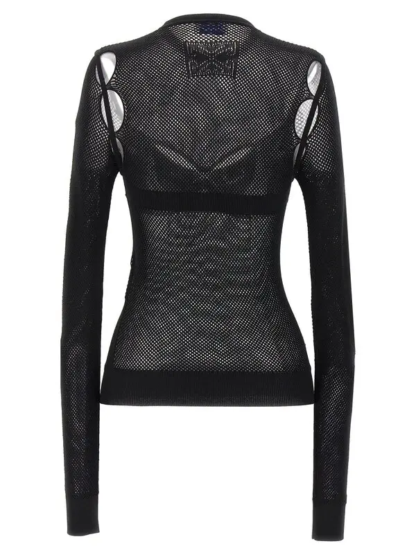 Off-White Net Arrow Bralette Top