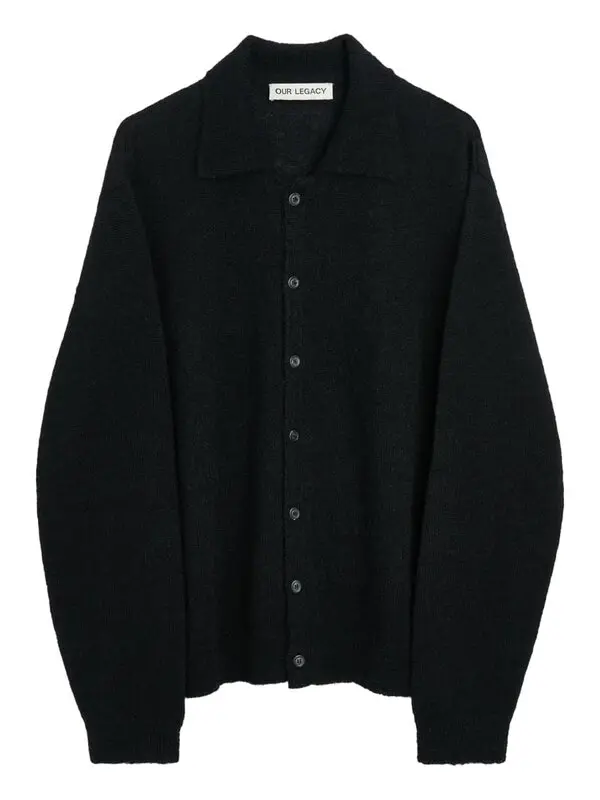 Our Legacy Cardigan Con Bottoni - Black