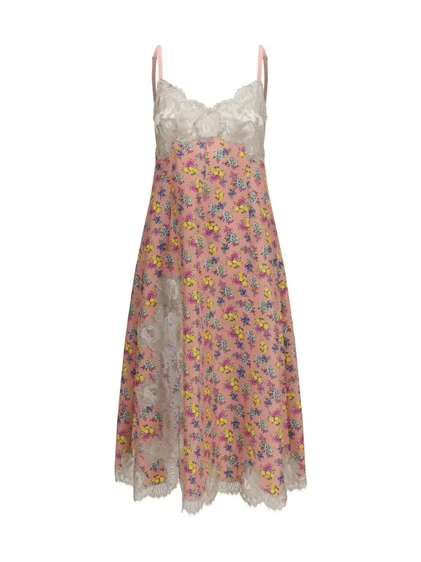 Dolce & Gabbana Floral Slip Dress - Multicolor