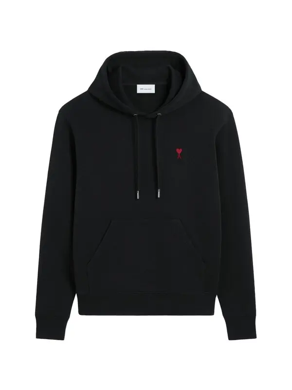 AMI Paris De Coeur Cotton Hoodie - Multicolor