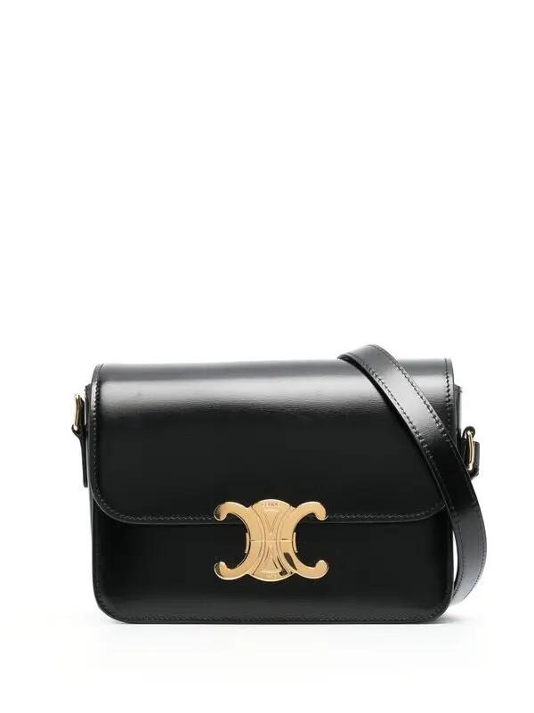 Celine Triomphe Teen Leather Shoulder Bag - Multicolor