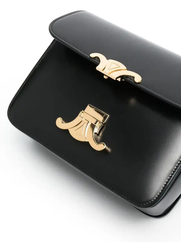 Celine Triomphe Teen Leather Shoulder Bag