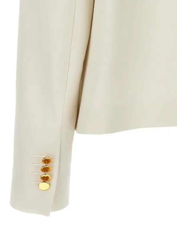 Kiton Cropped Double-breasted Jacket