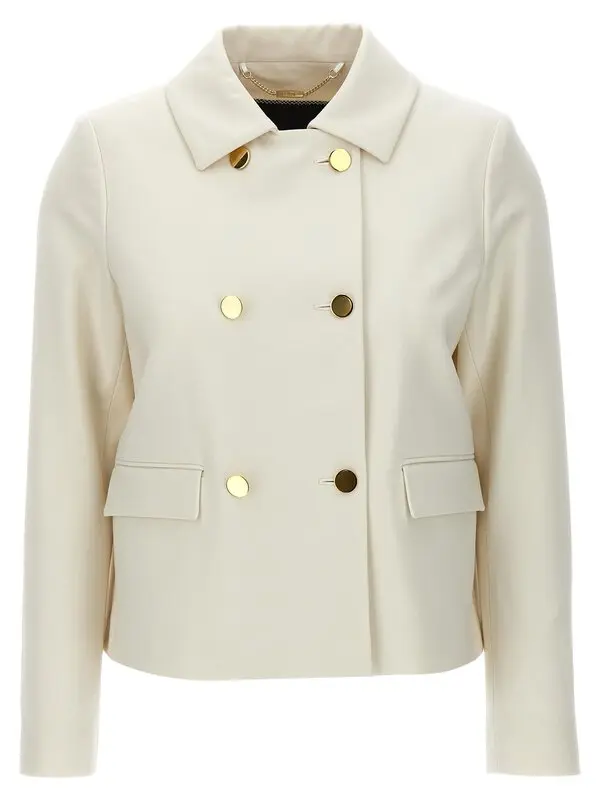 Kiton Cropped Double-breasted Jacket