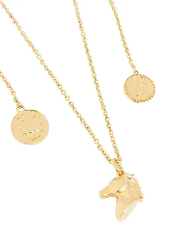Chloé Brass Necklace - Gold