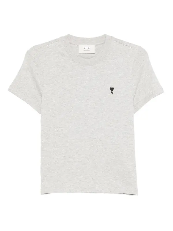 AMI Paris De Coeur Cotton T-shirt - Multicolor