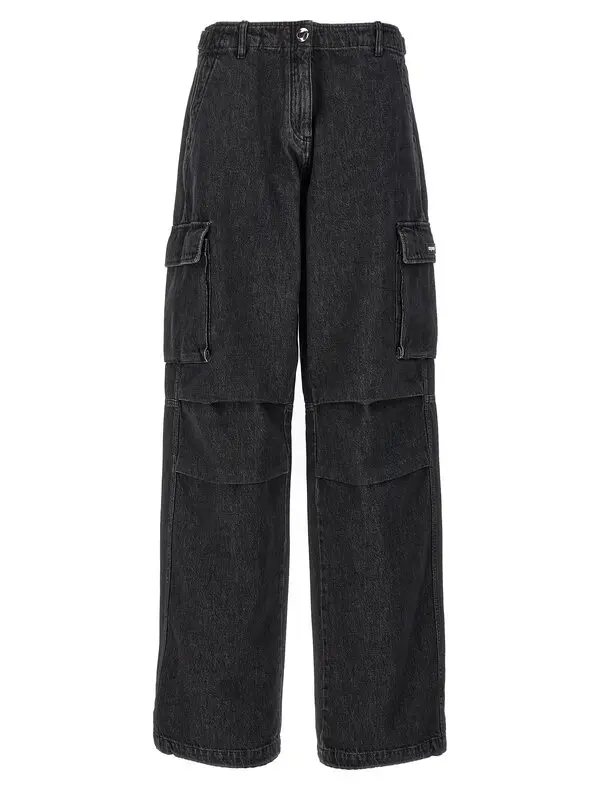 Coperni Denim Wide Leg Cargo' Jeans
