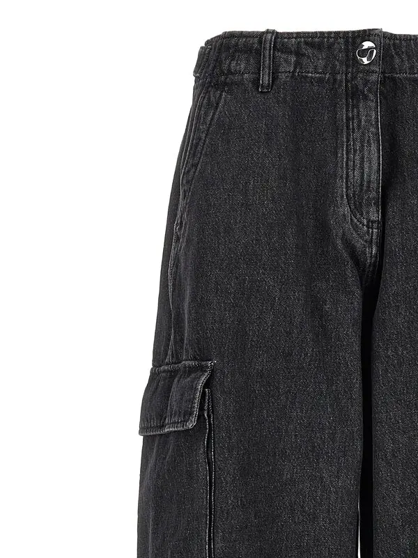 Coperni Denim Wide Leg Cargo' Jeans