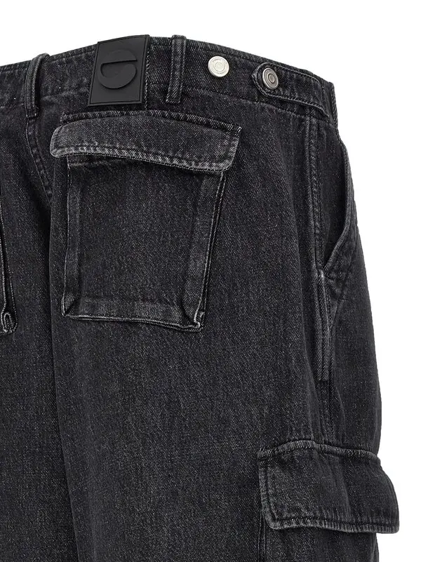 Coperni Denim Wide Leg Cargo' Jeans