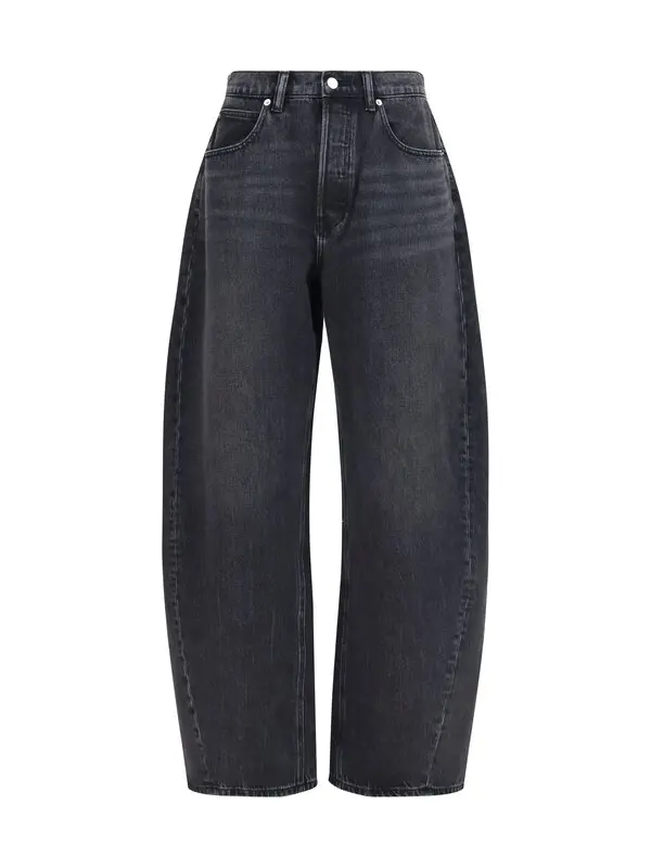 Alexander Wang Crystal Balloon Jeans