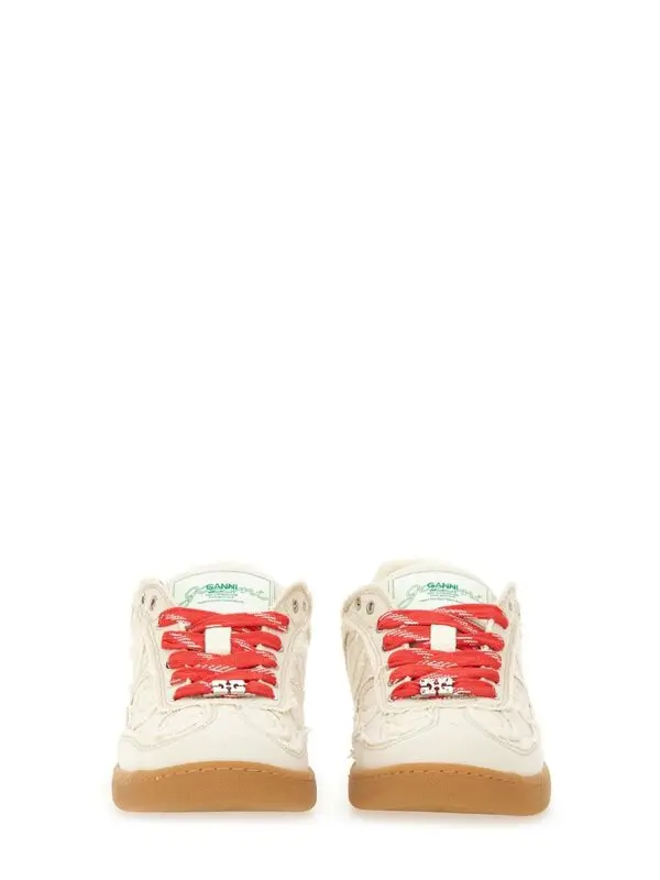 GANNI Canvas Sneaker - White