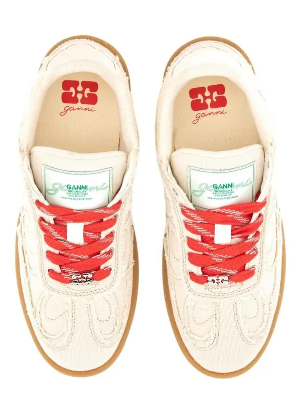 GANNI Canvas Sneaker - White