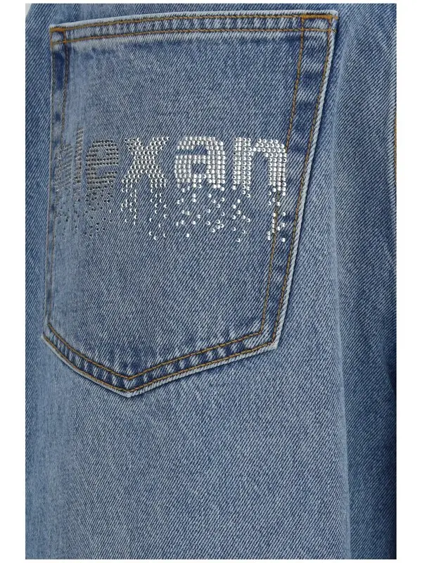 Alexander Wang Crystal Balloon Jeans - Blue