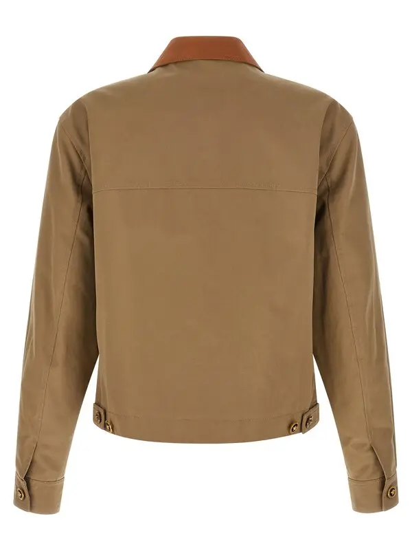 Versace Canvas Jacket - Cream