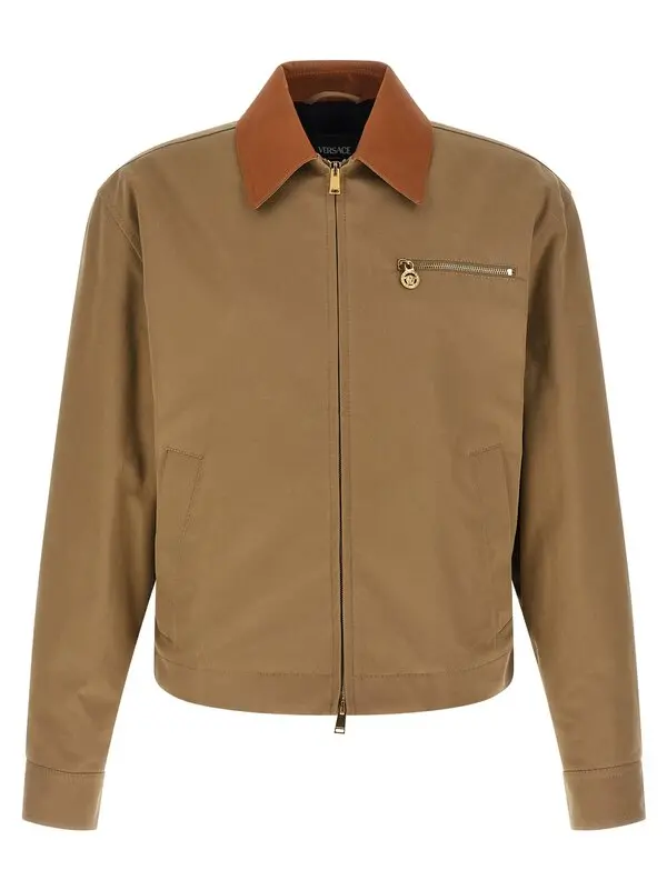Versace Canvas Jacket - Cream