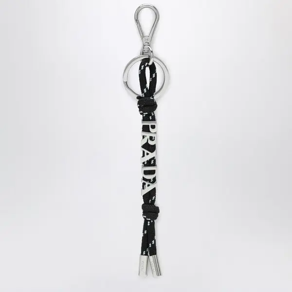 Prada Speedrock Key Holder In Ribbon