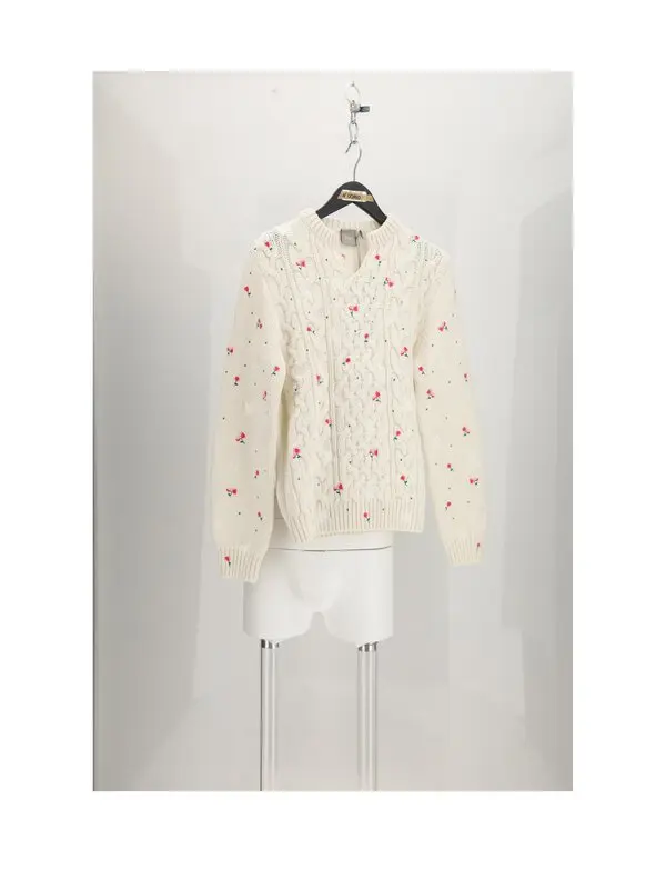 Dior Look 59 Fiori Knit Sweater - Multicolor