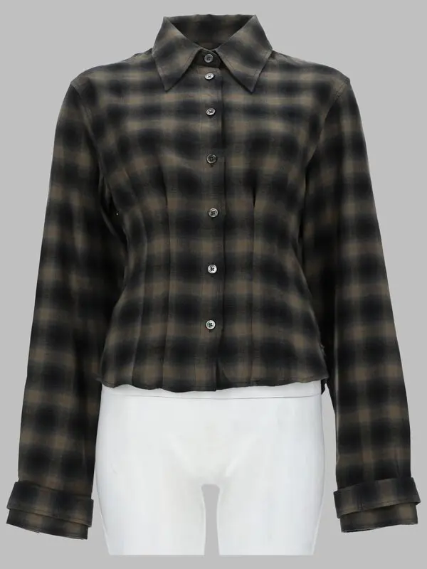Our Legacy Envelop Check Wool Shirt - Multicolor