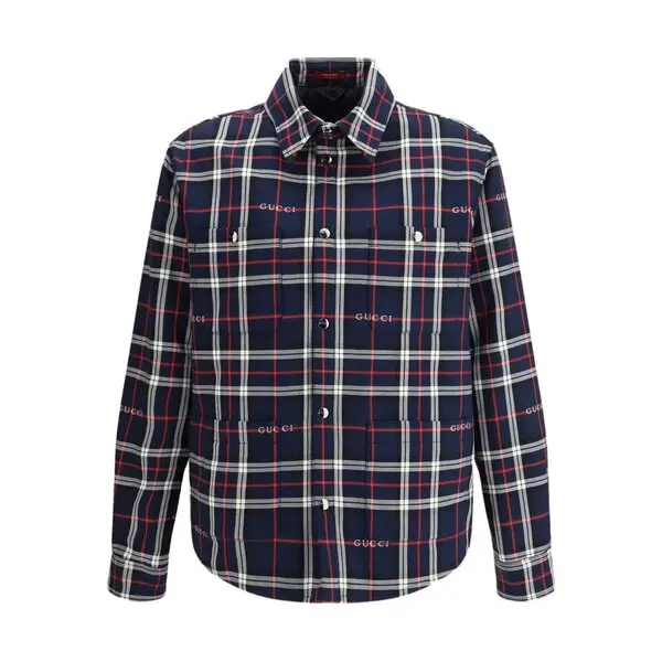 Gucci Jackets Shirt Jackets - Blue
