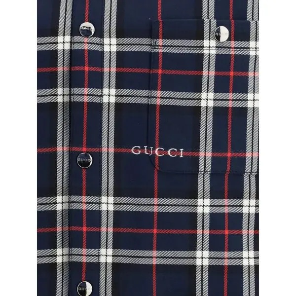 Gucci Jackets Shirt Jackets - Blue