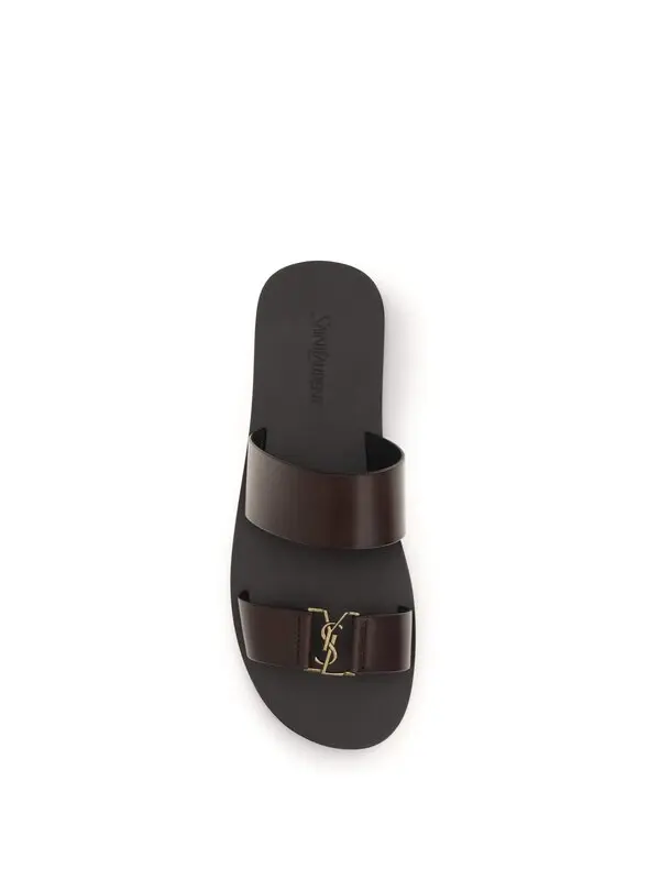 Saint Laurent Babylone Sandals - Brown