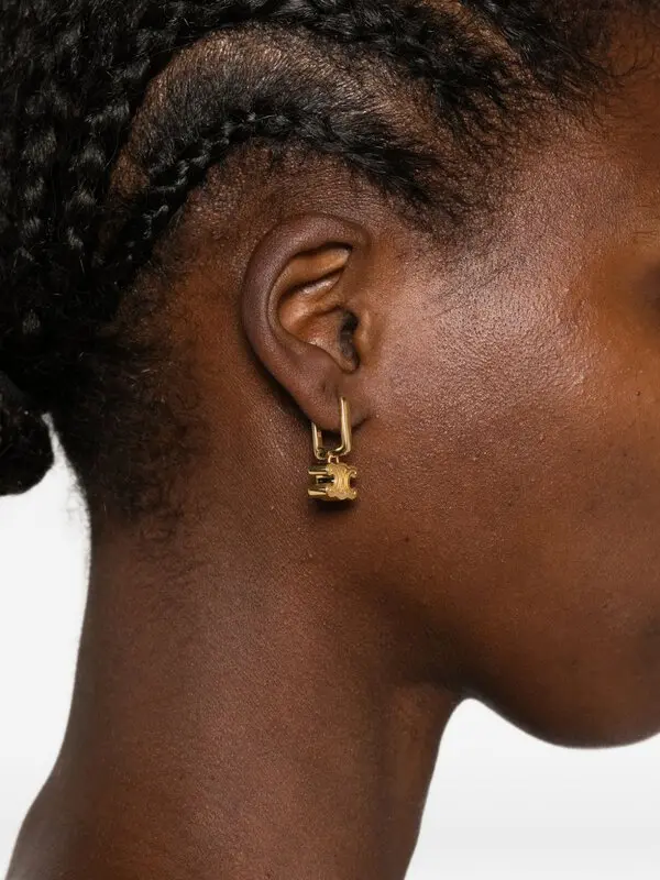 Celine Chunky Triomphe Earrings