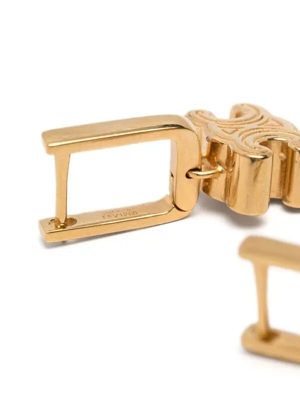 Celine Chunky Triomphe Earrings